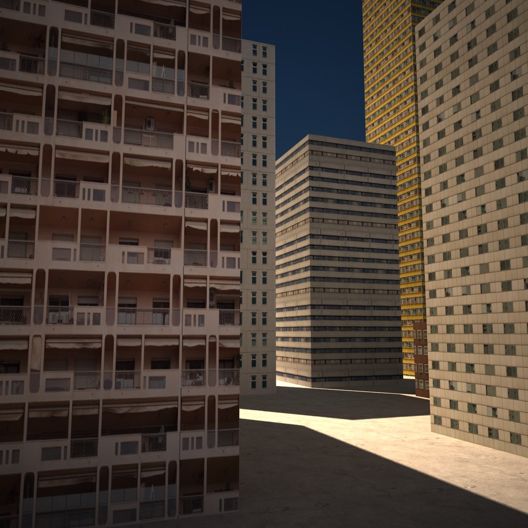 Free Max Model Buildings Polys