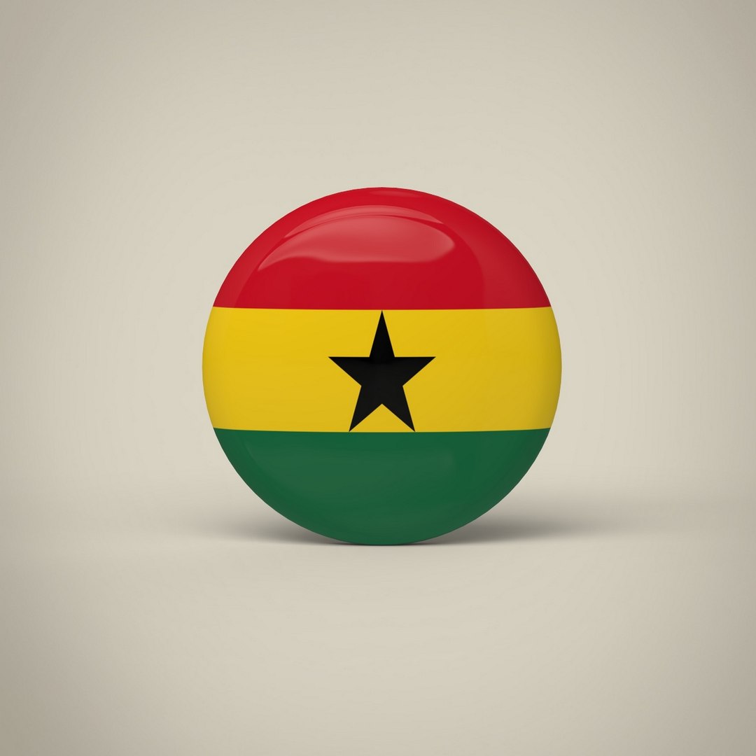Ghana Badge 3D model - TurboSquid 1821141