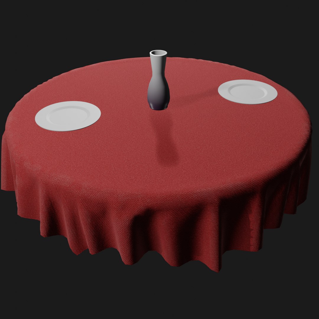 Table Setup 3D Model - TurboSquid 1531955