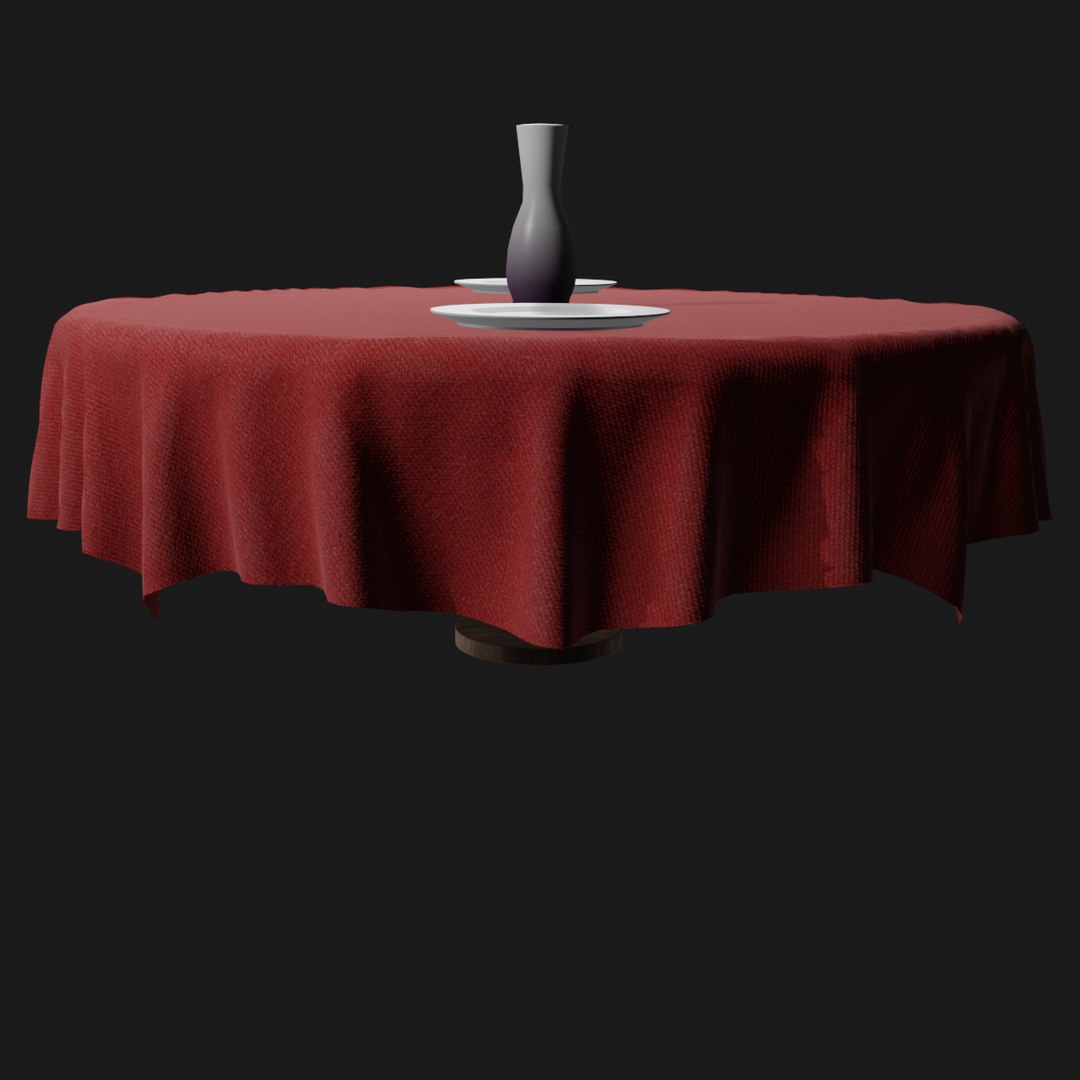 Table Setup 3D Model - TurboSquid 1531955