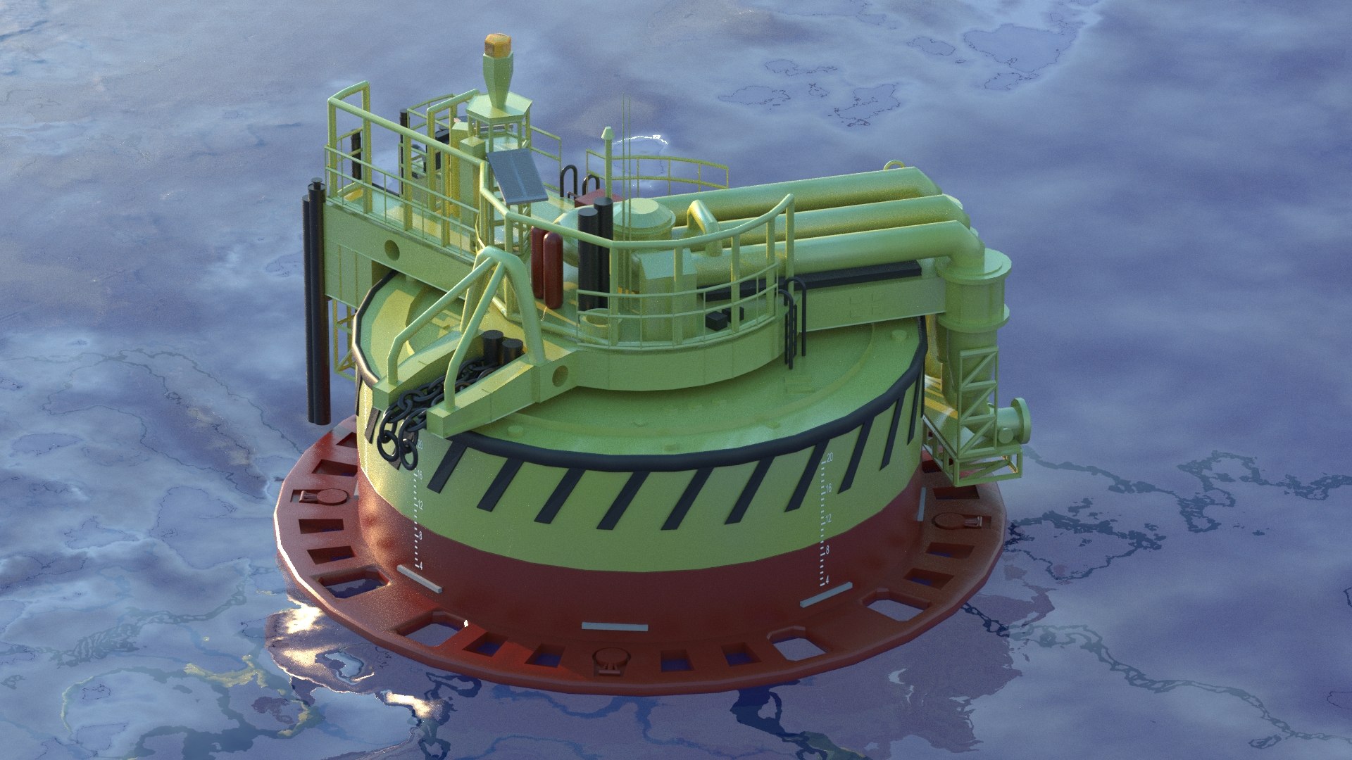 SPM Buoy 3D Model - TurboSquid 1829021