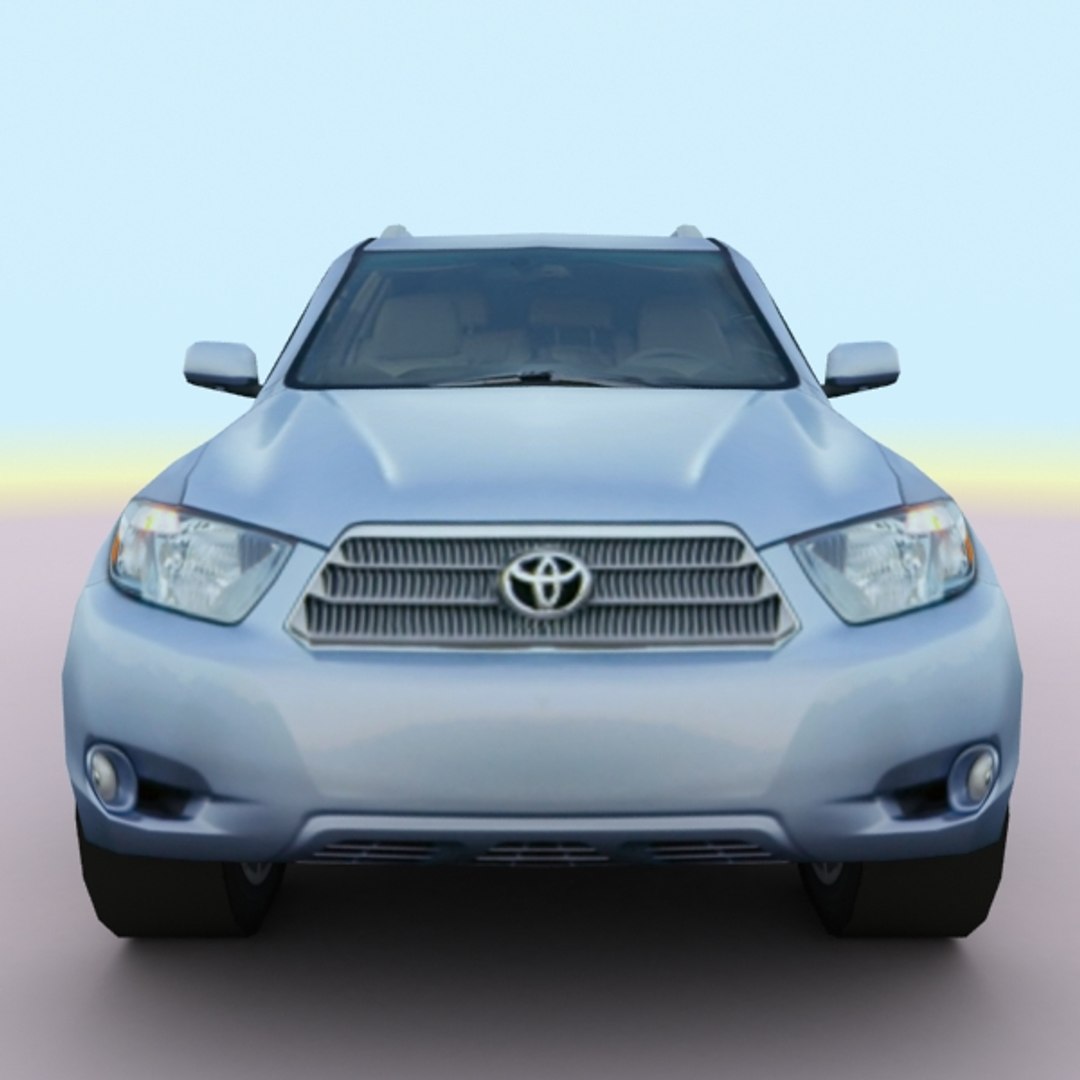 3dsmax 2010 toyota highlender hybrid