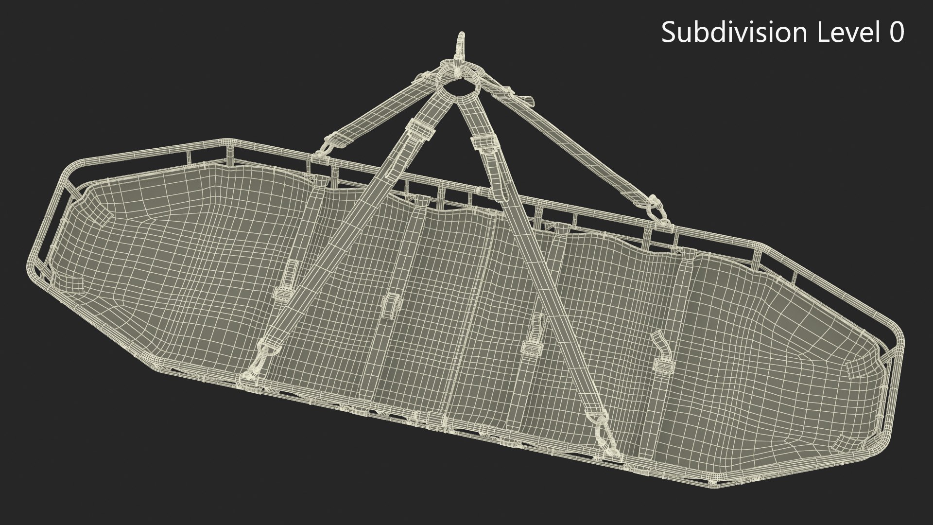 3D Helicopter Rescue Litter With Manikin - TurboSquid 2368344