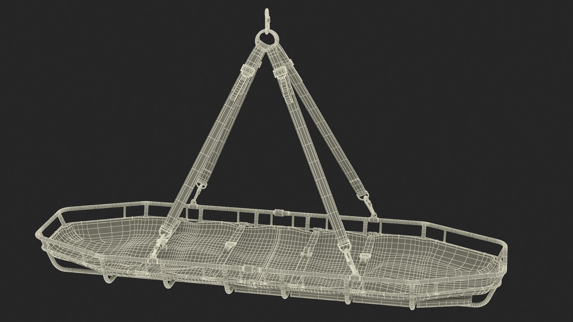 3D Helicopter Rescue Litter With Manikin - TurboSquid 2368344