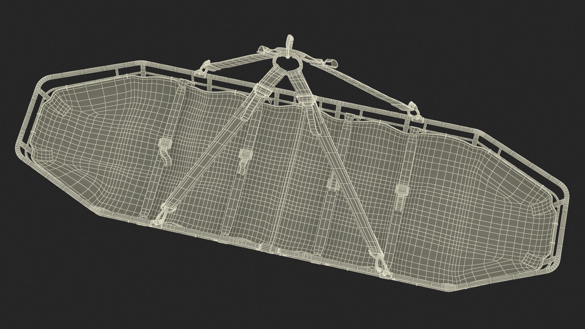 3D Helicopter Rescue Litter With Manikin - TurboSquid 2368344