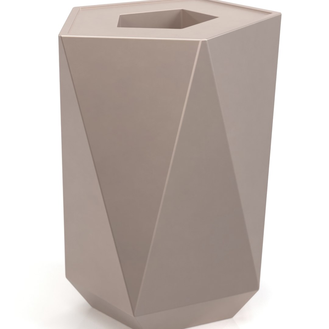 Titan Trash And Recycling Container PBR 3D - TurboSquid 2222636