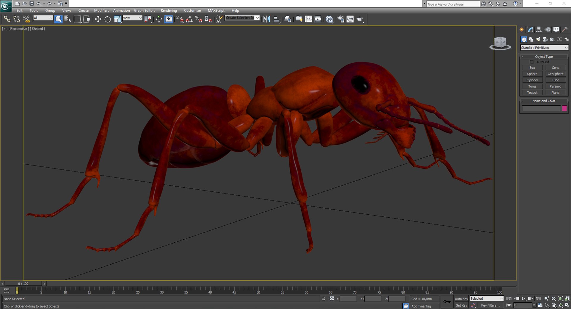 ant pose 1 3d model