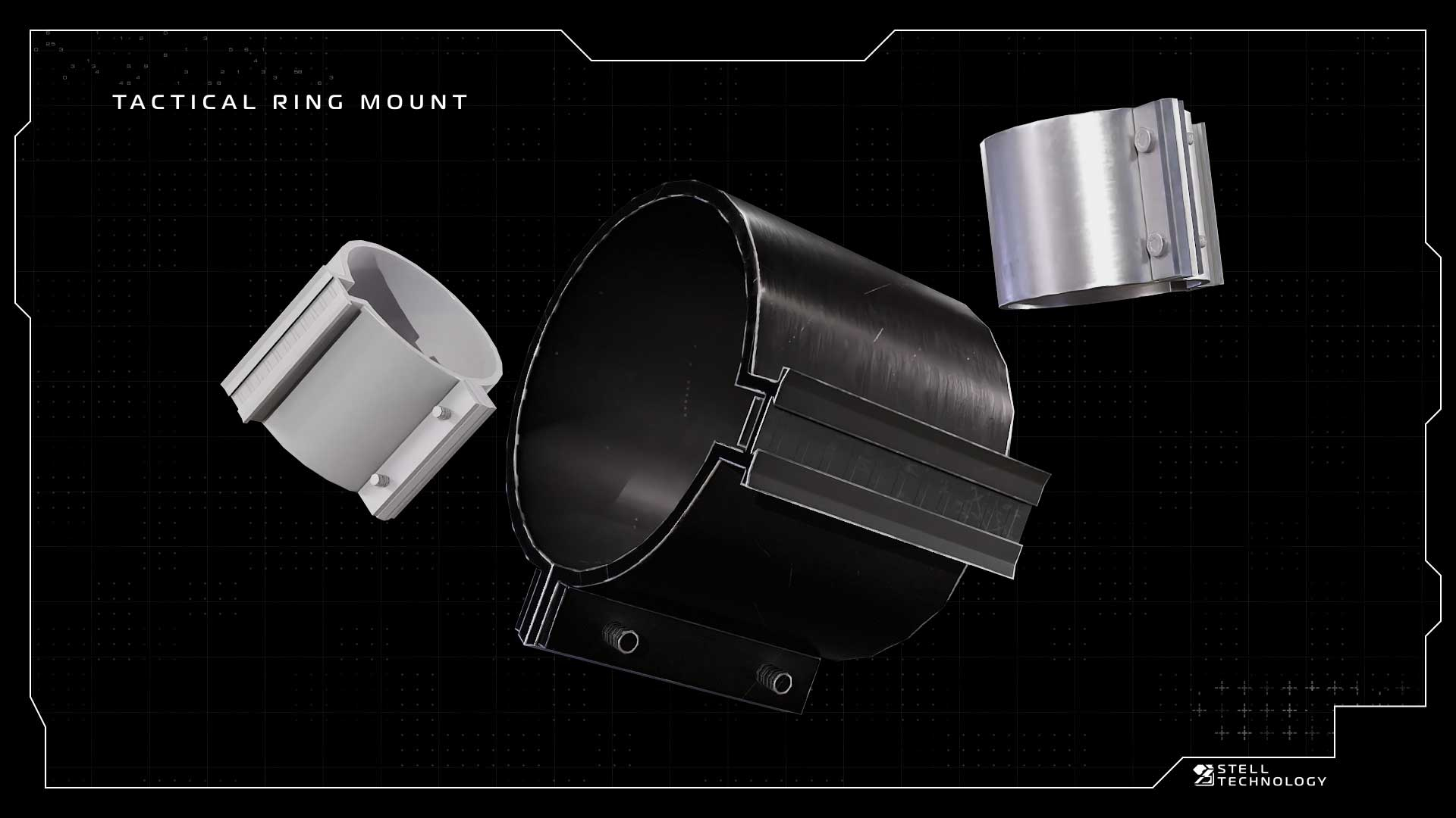 AS VAL FLASHLIGHT RING RIFLE MOUNT STELL TECH 3D Model - TurboSquid 2035776