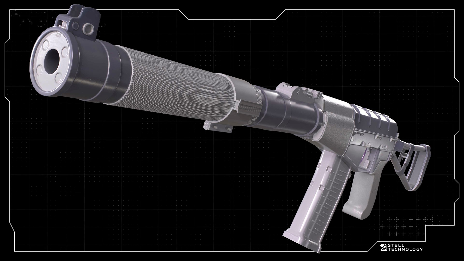 AS VAL FLASHLIGHT RING RIFLE MOUNT STELL TECH 3D Model - TurboSquid 2035776