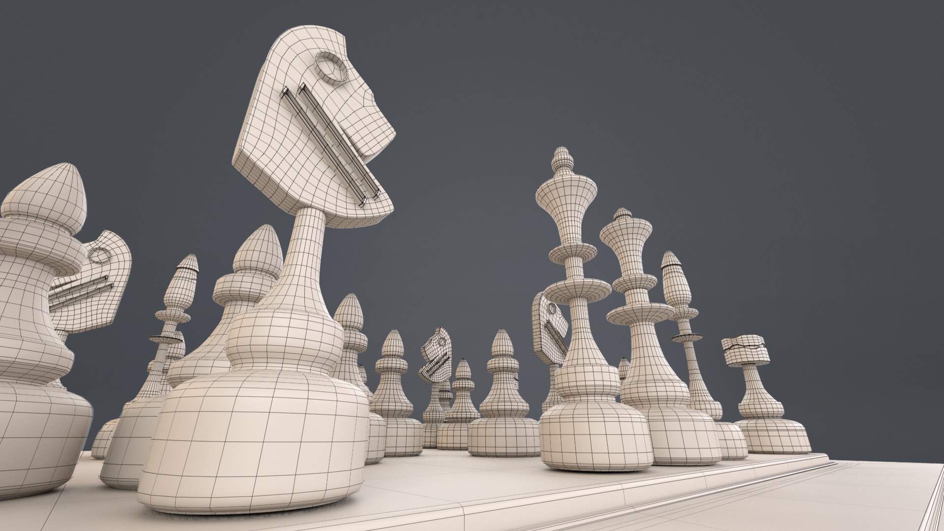 3D Chess Set - TurboSquid 1773060