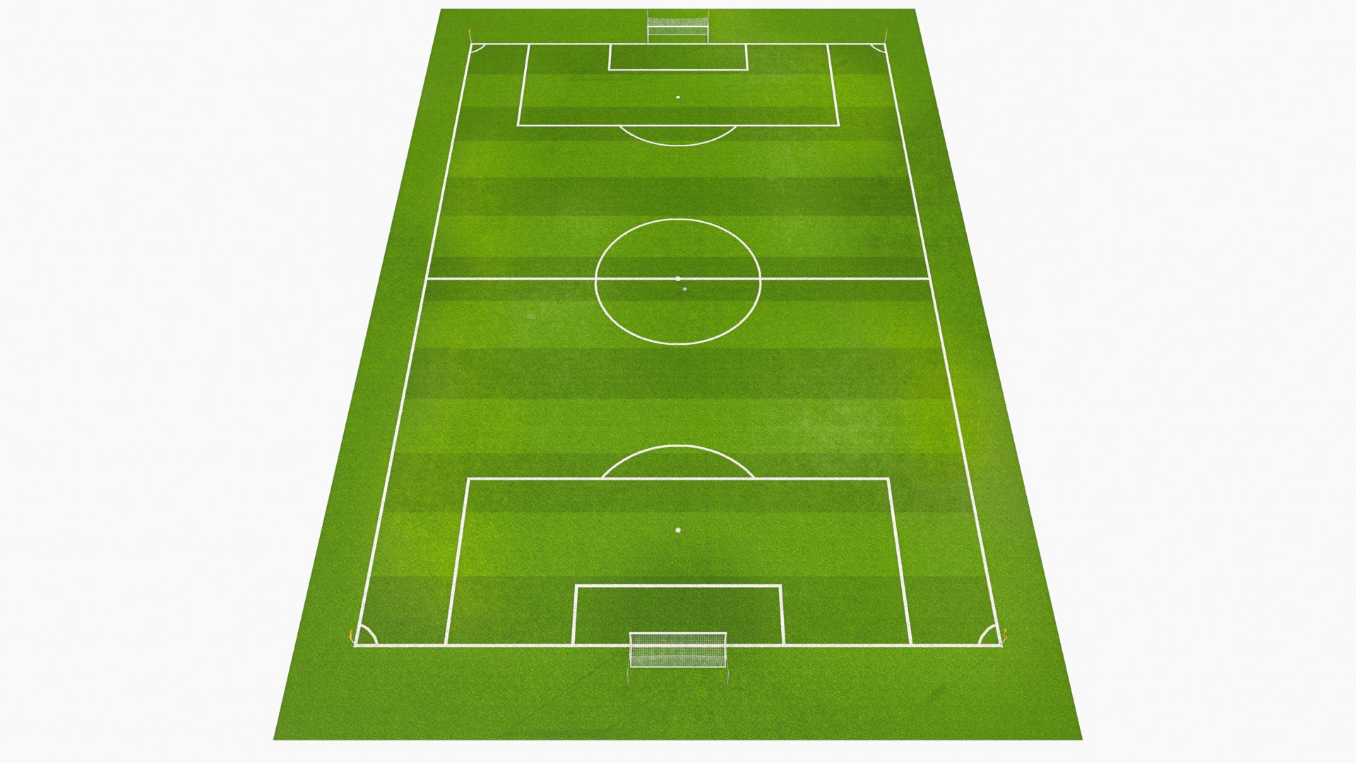 Soccer Field 023D模型 - TurboSquid 2057213