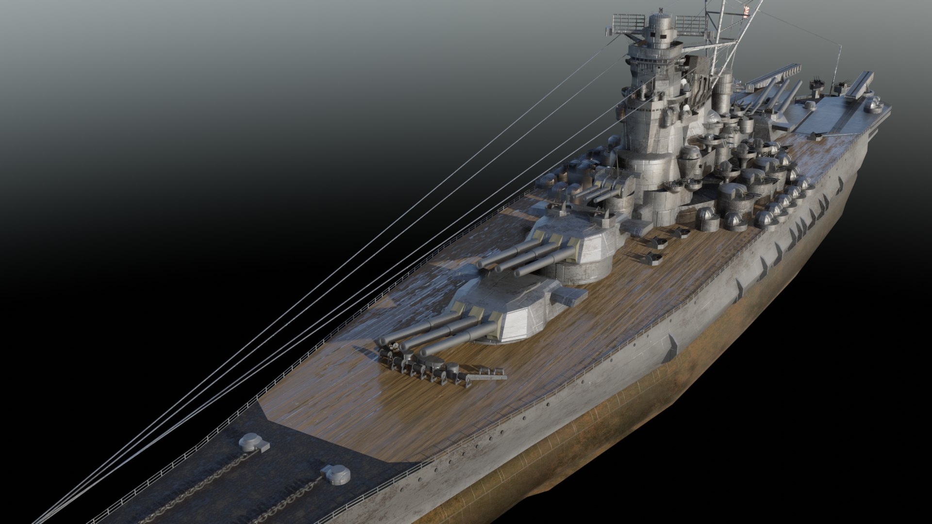 IJN Yamato Ww2 NEW 3d Model Battleship 3D - TurboSquid 2283992