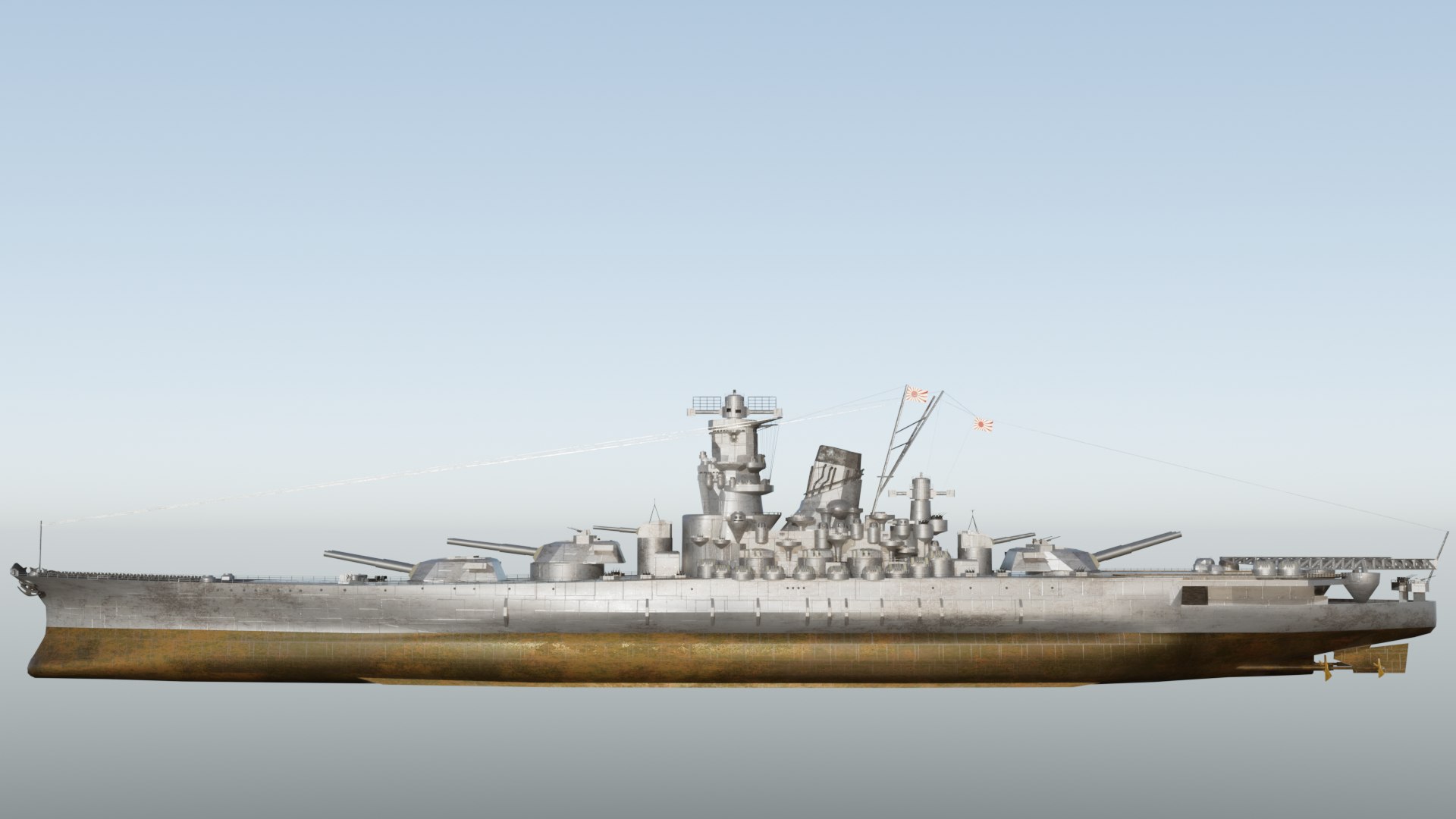 IJN Yamato Ww2 NEW 3d Model Battleship 3D - TurboSquid 2283992