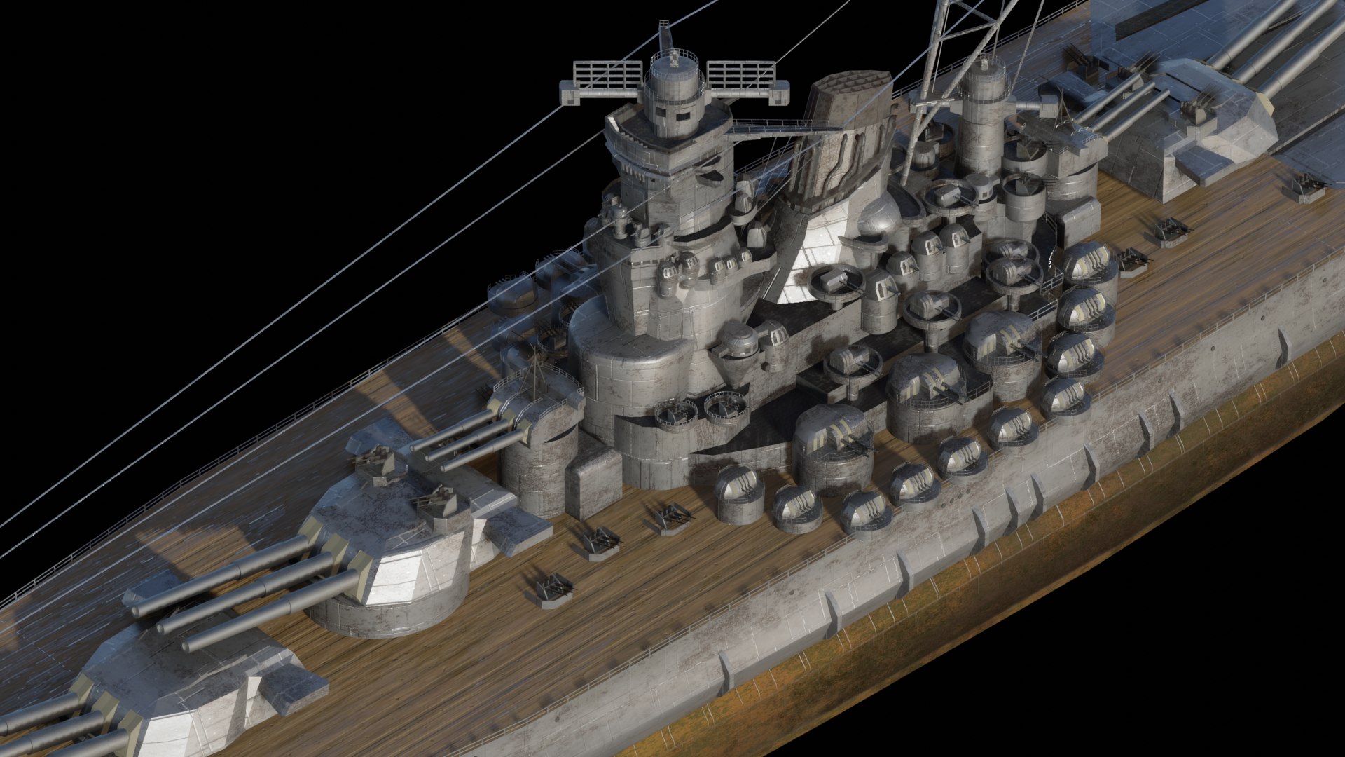 IJN Yamato Ww2 NEW 3d Model Battleship 3D - TurboSquid 2283992