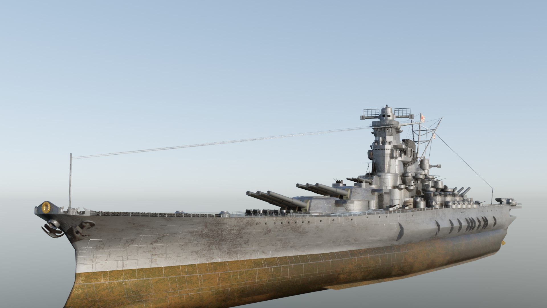 IJN Yamato Ww2 NEW 3d Model Battleship 3D - TurboSquid 2283992