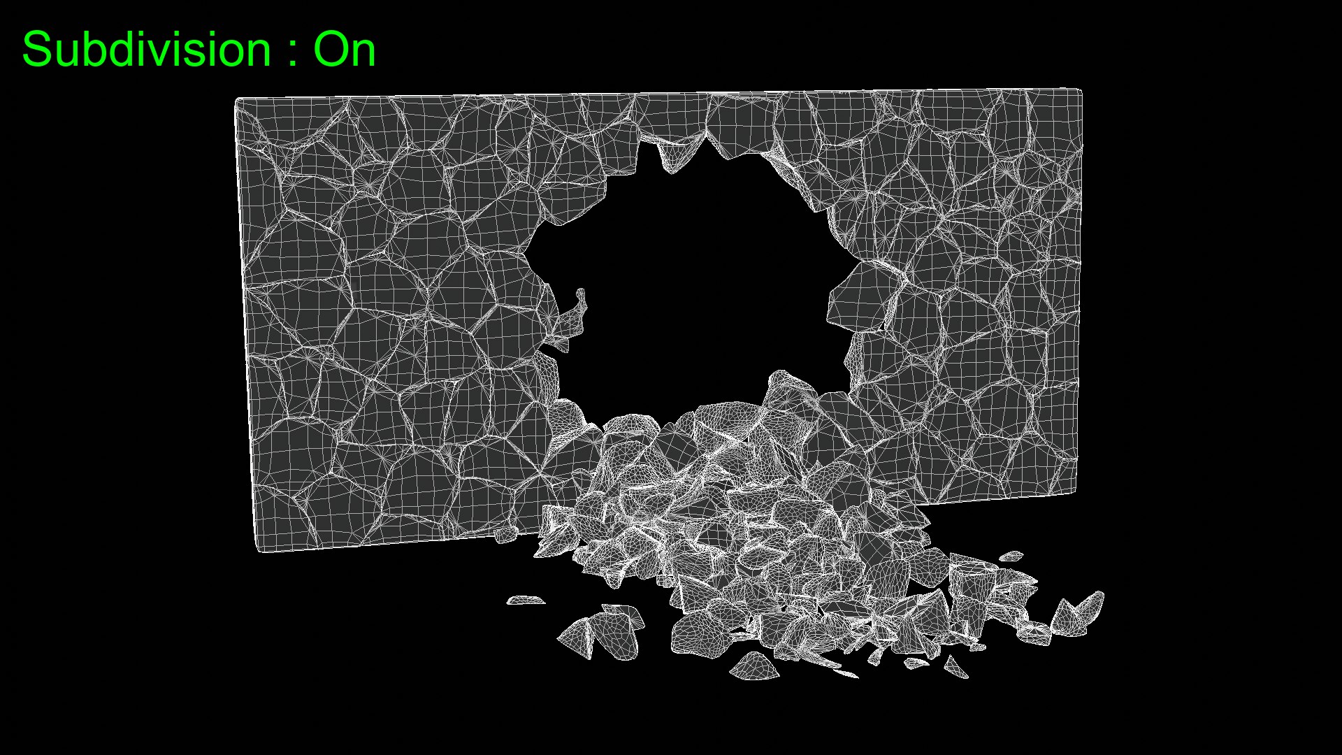 3D Animated Broken Wall - TurboSquid 1732423