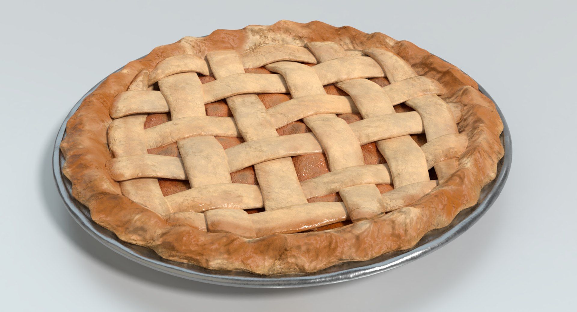 3D Apple Pie - TurboSquid 1202815