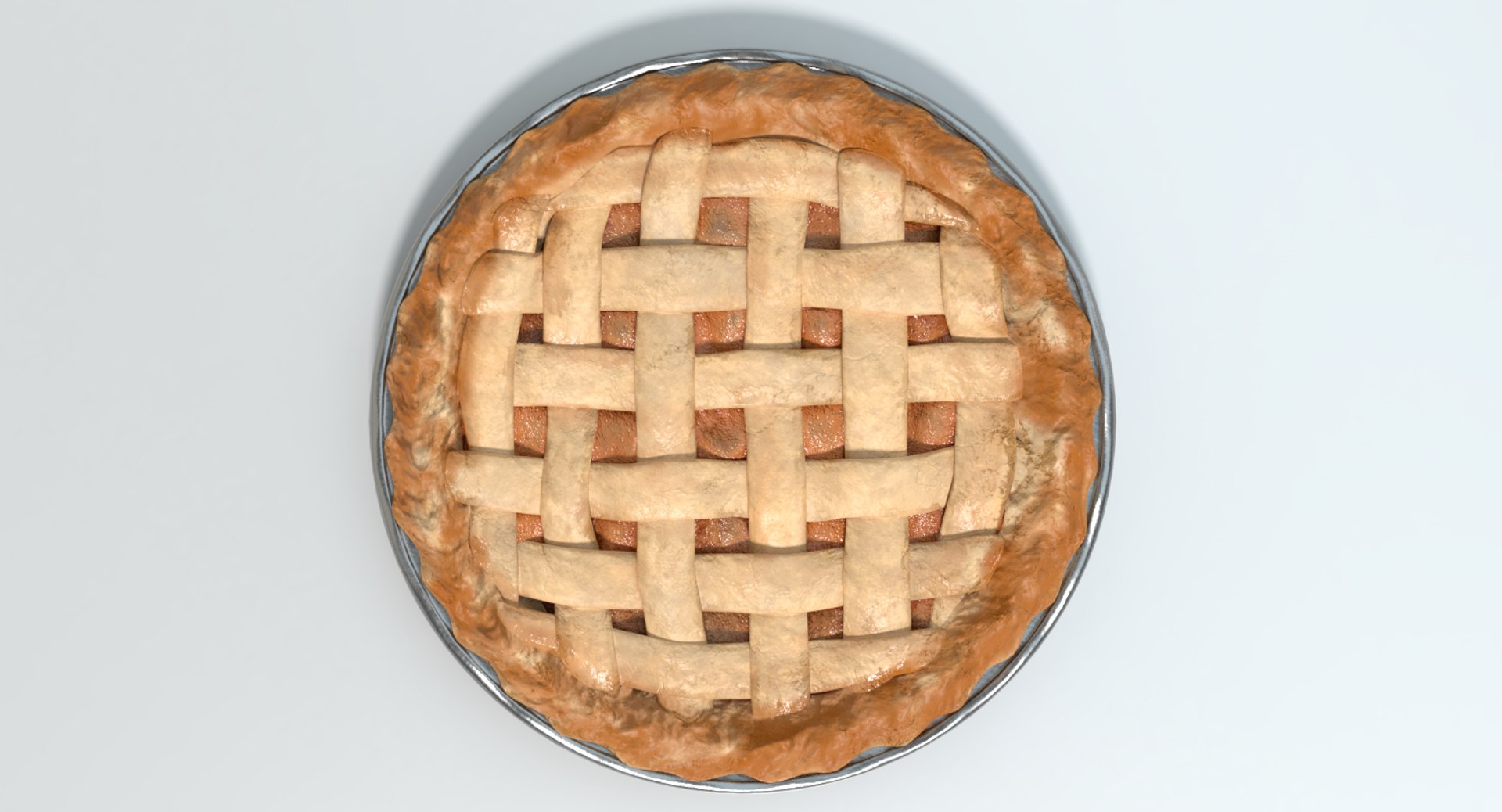 3D Apple Pie - TurboSquid 1202815