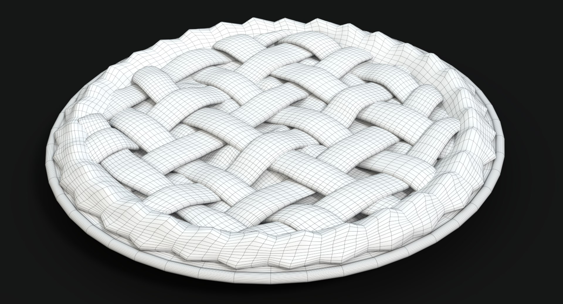 3D Apple Pie - TurboSquid 1202815
