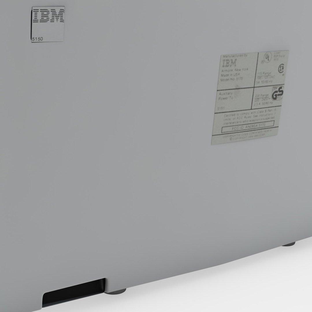 Old Ibm Monitor 3d C4d