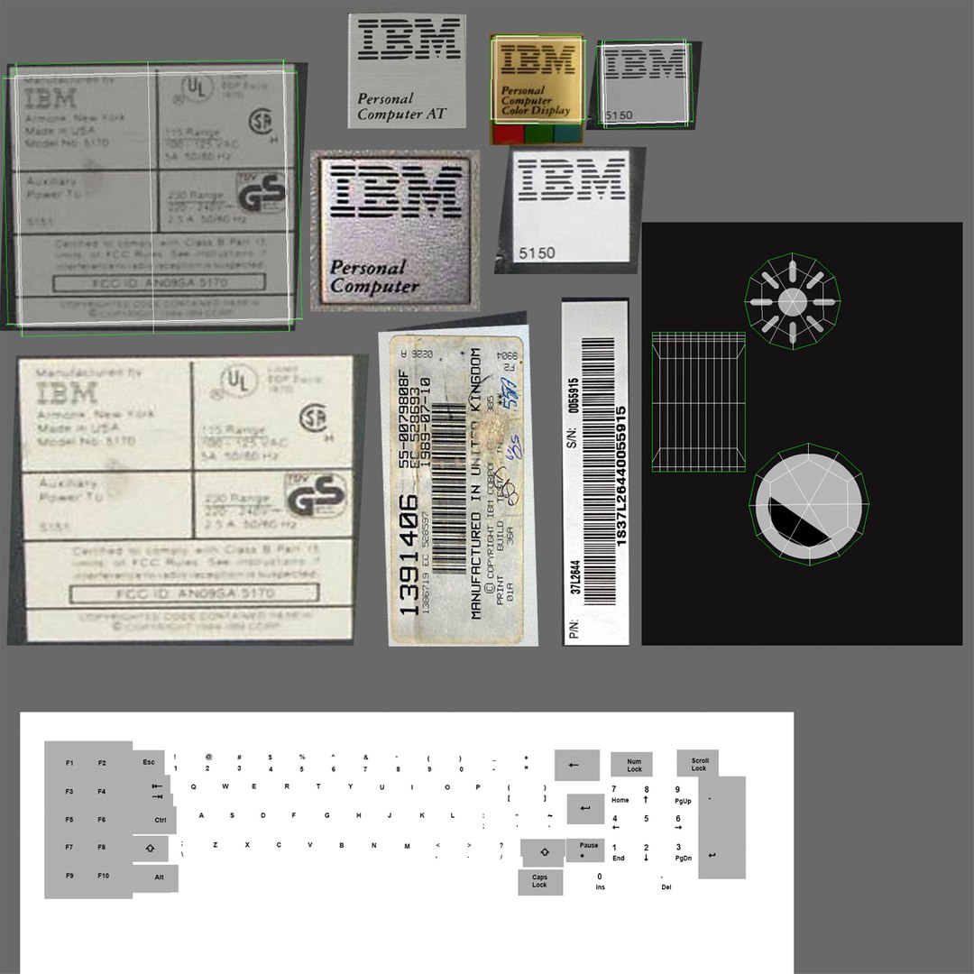 Old Ibm Monitor 3d C4d