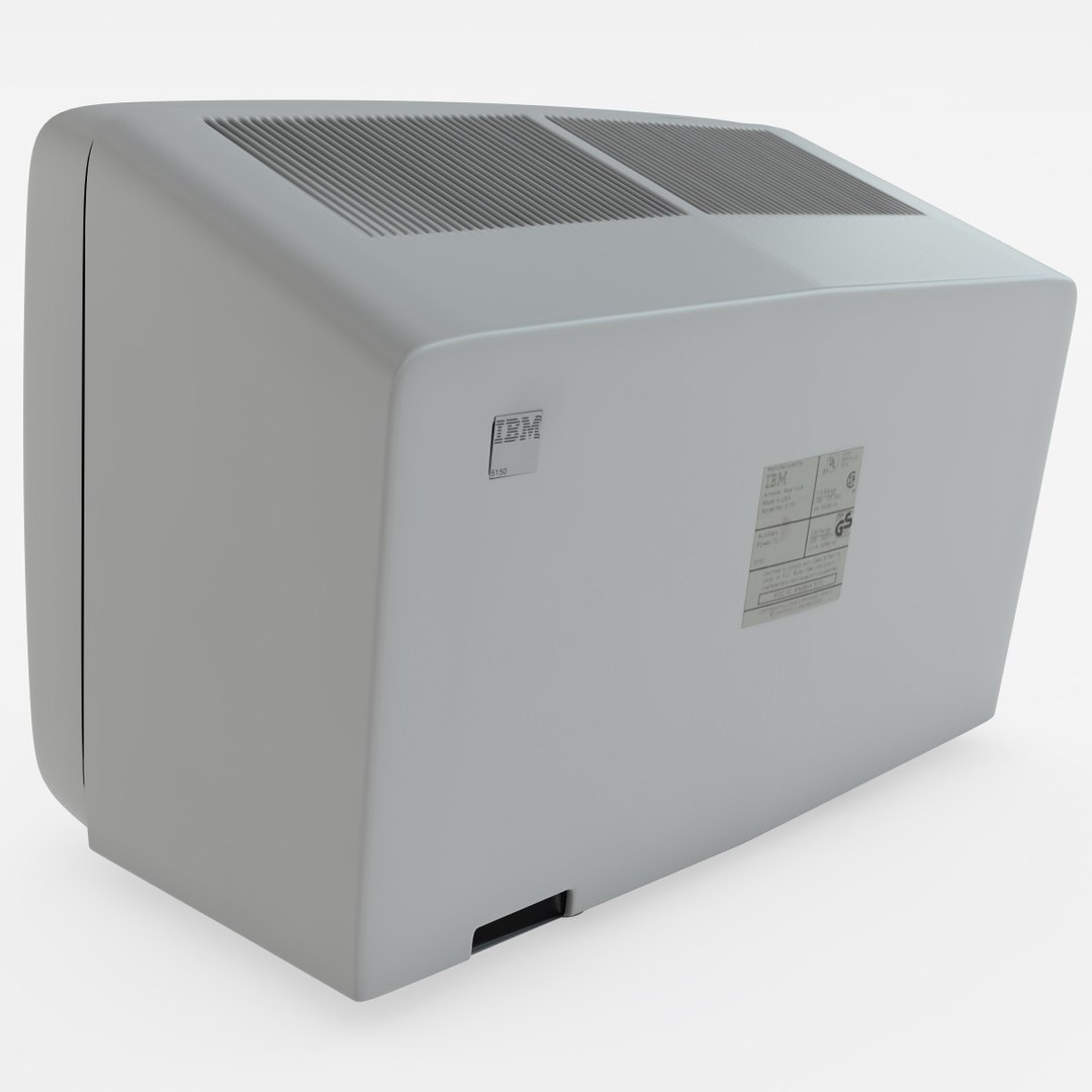 Old Ibm Monitor 3d C4d