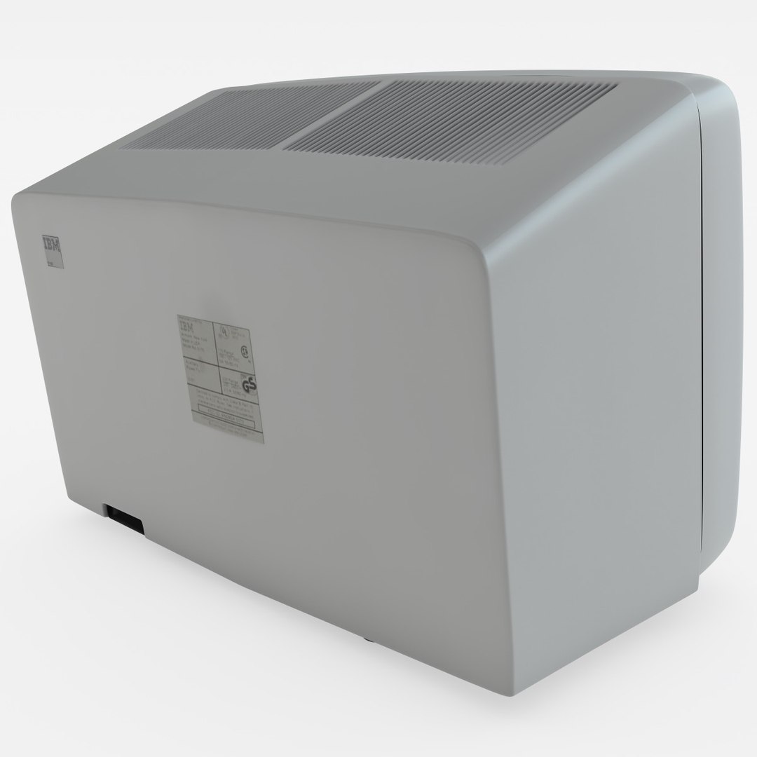 Old Ibm Monitor 3d C4d