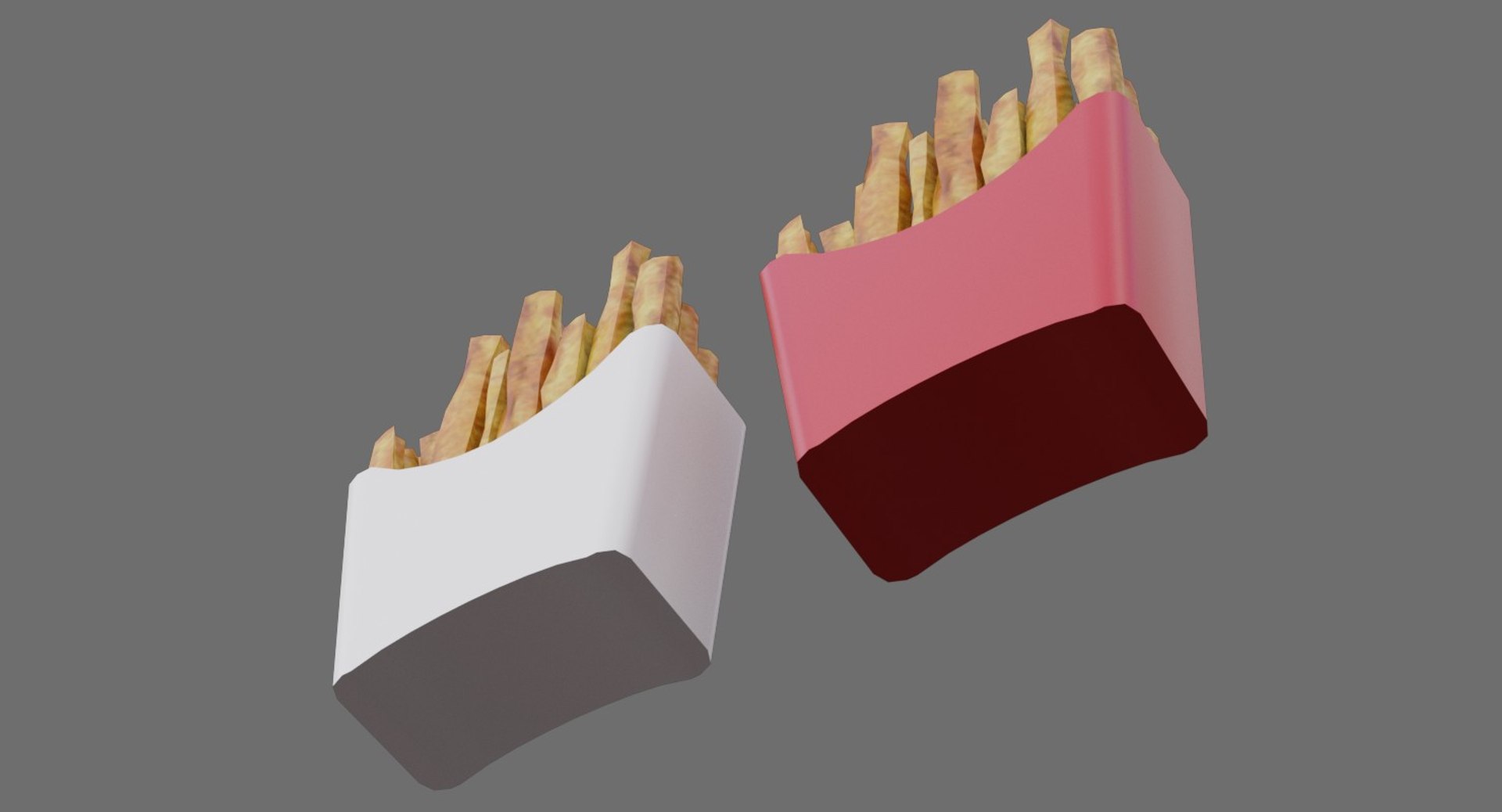 3D French Fries 1a Model - TurboSquid 1293653