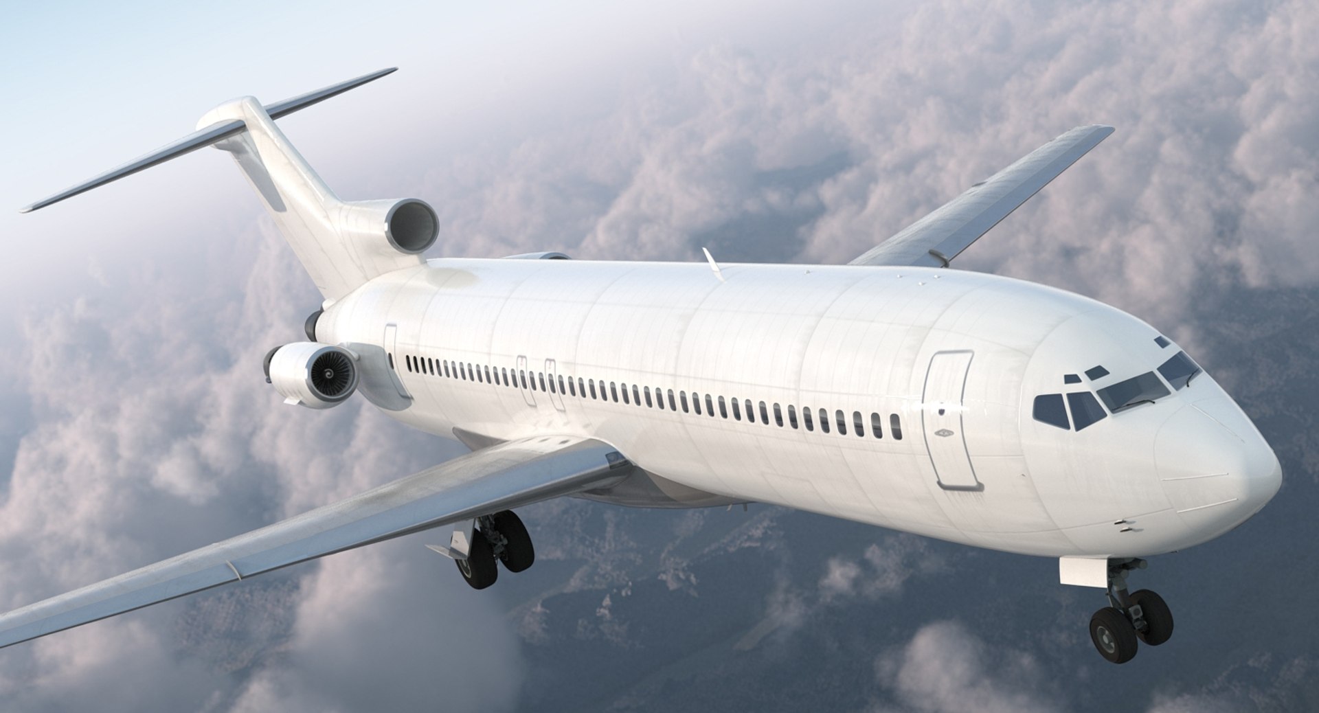 Boeing 727-200 Generic Model - TurboSquid 1227279