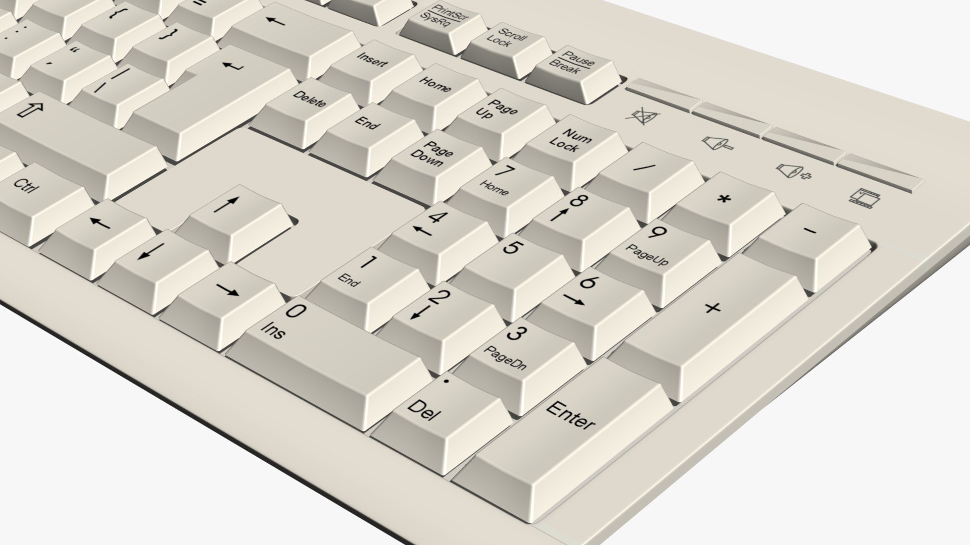 Keyboard 3d Model