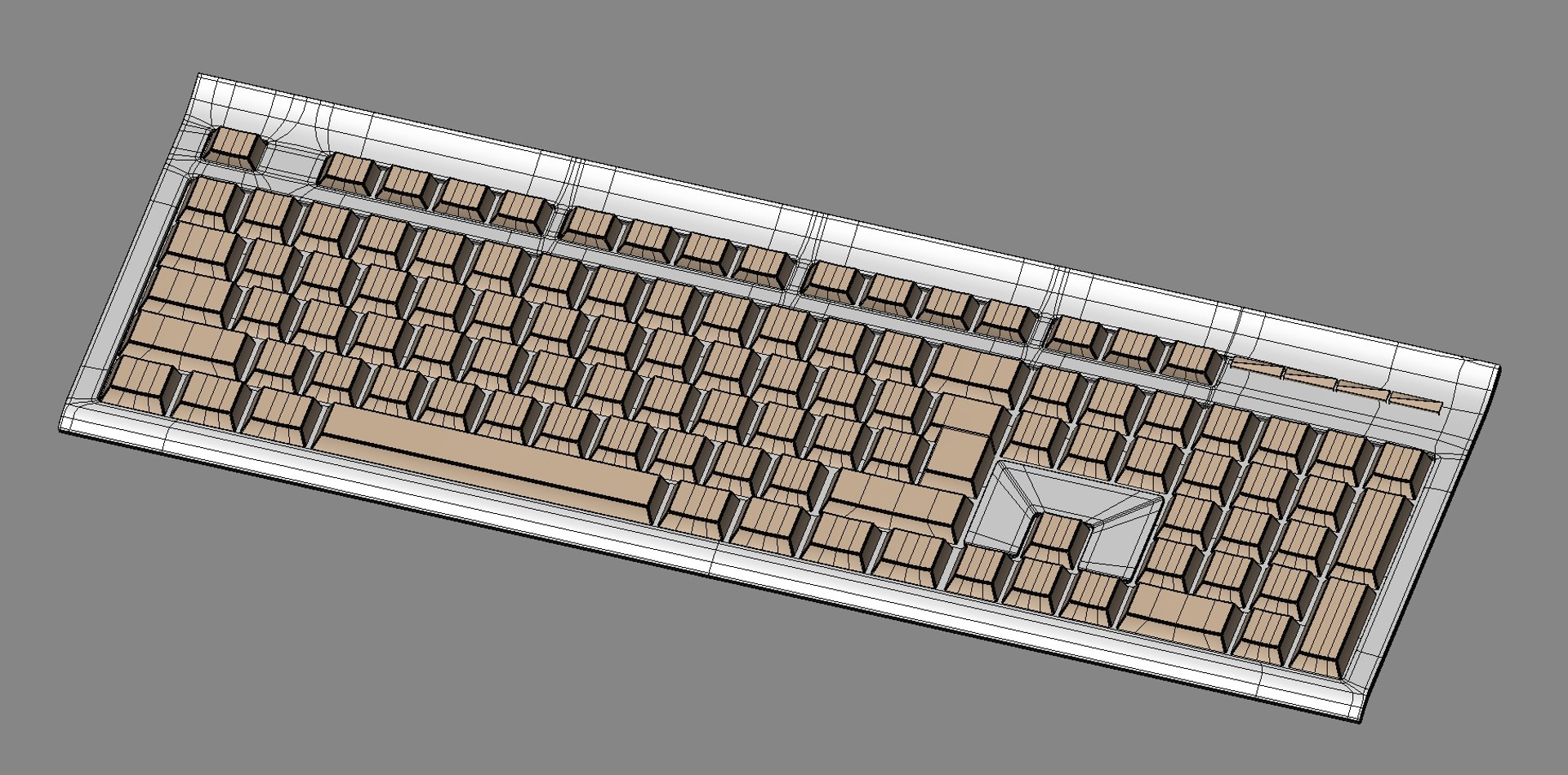 Keyboard 3d Model