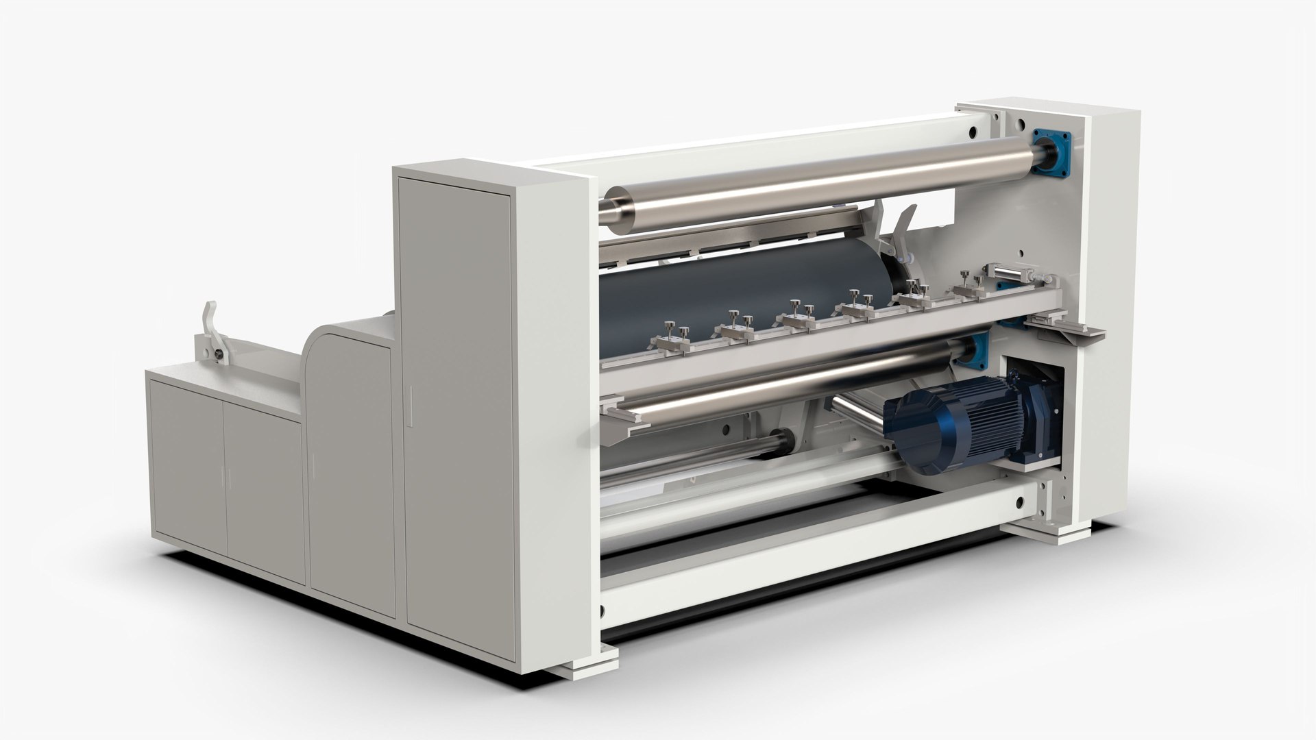 Automatic Winder Roll Changer Machine 3D Model - TurboSquid 1996732