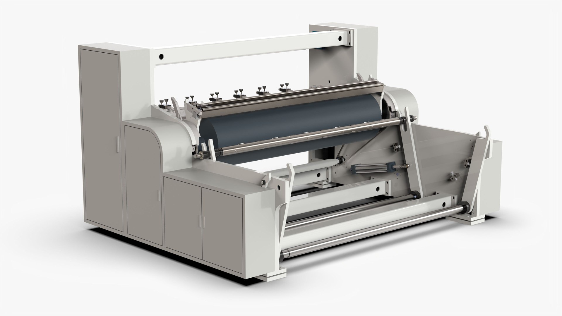 Automatic Winder Roll Changer Machine 3D Model - TurboSquid 1996732