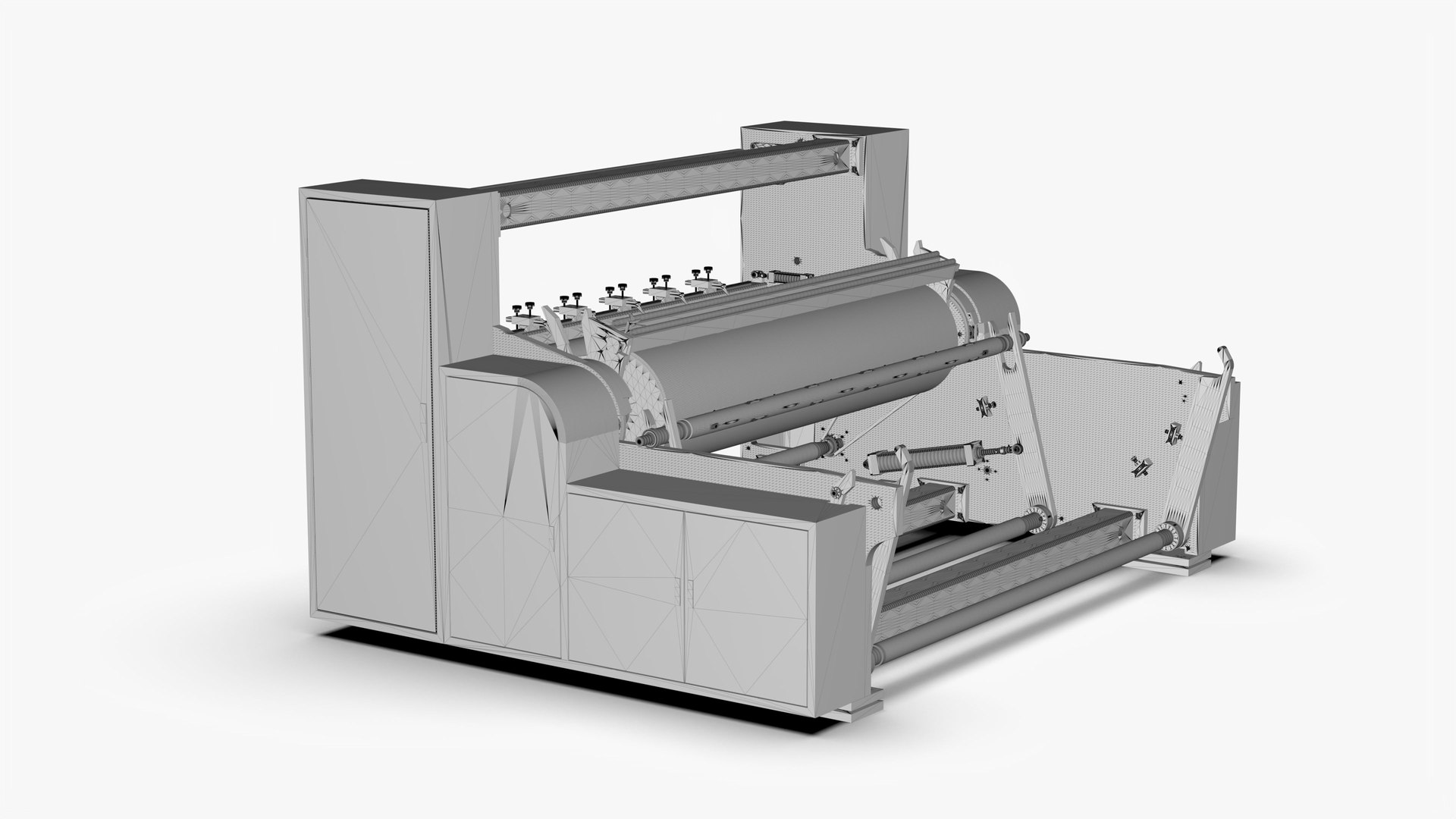Automatic Winder Roll Changer Machine 3D Model - TurboSquid 1996732