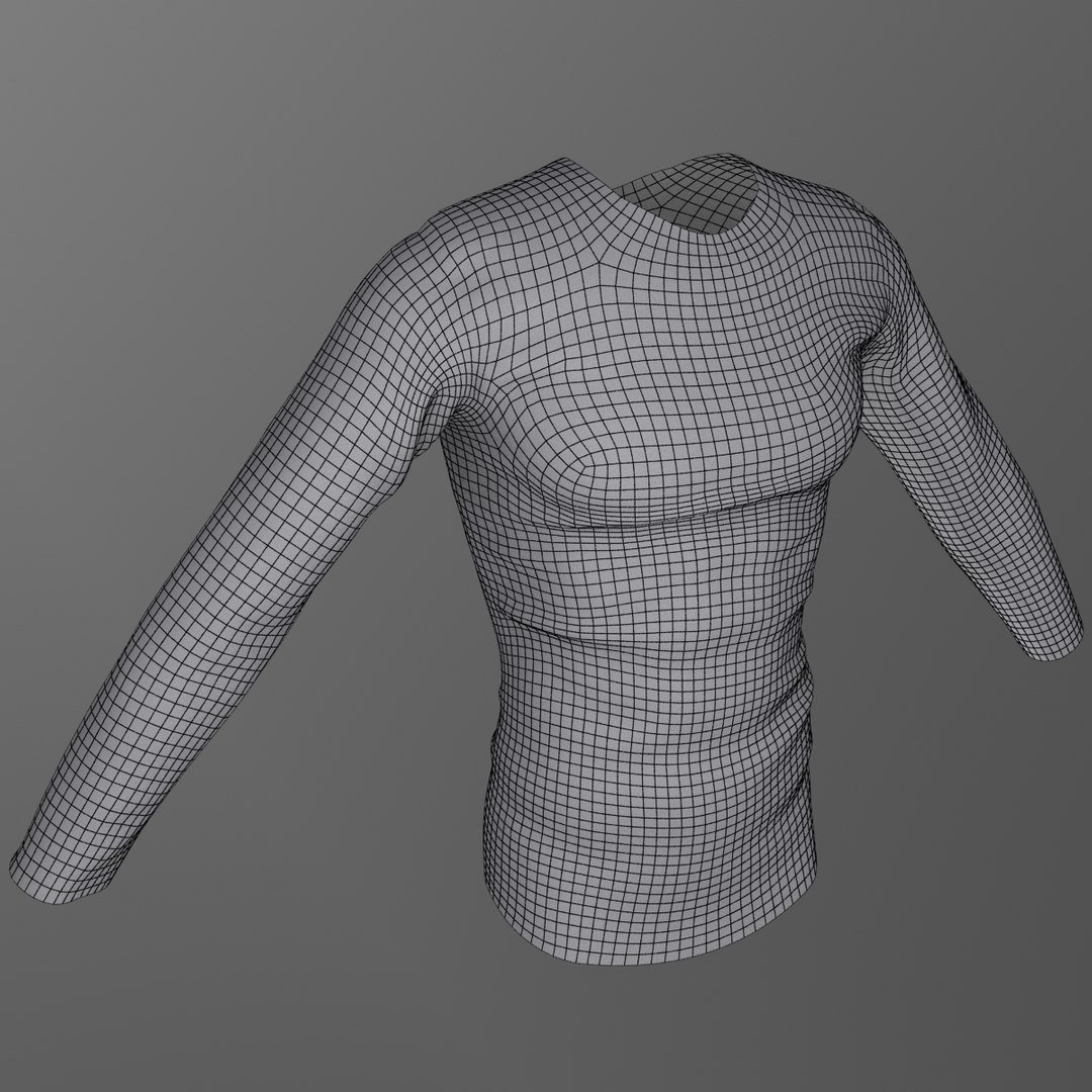 3d Long Sleeved Shirt