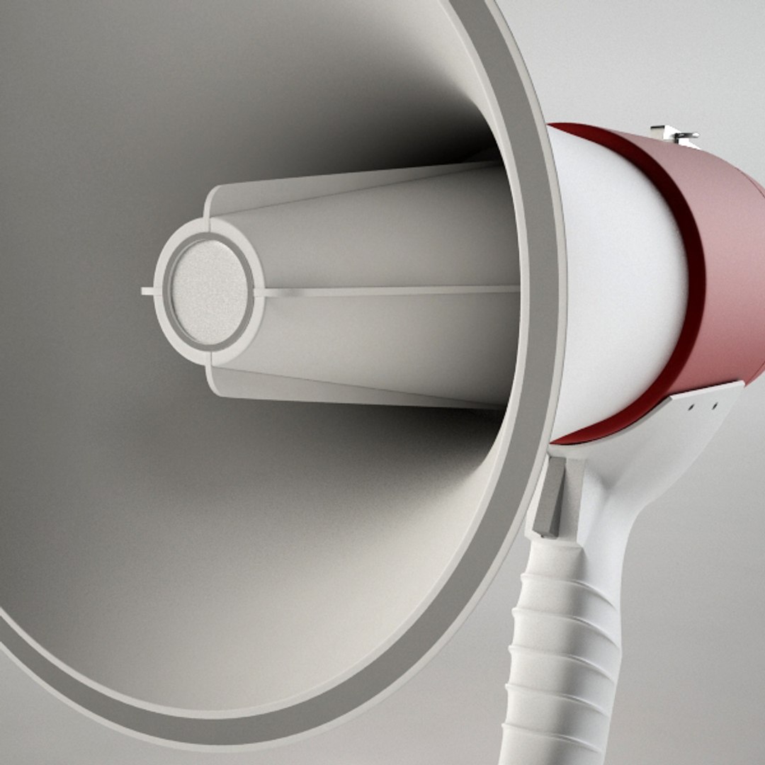 3d Megaphone Model