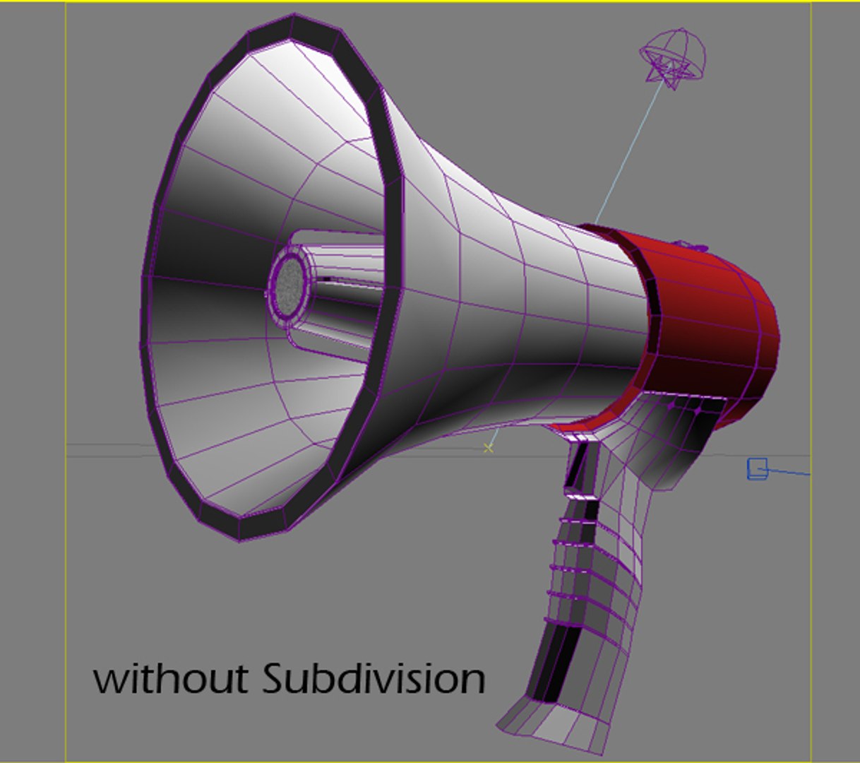 3d Megaphone Model