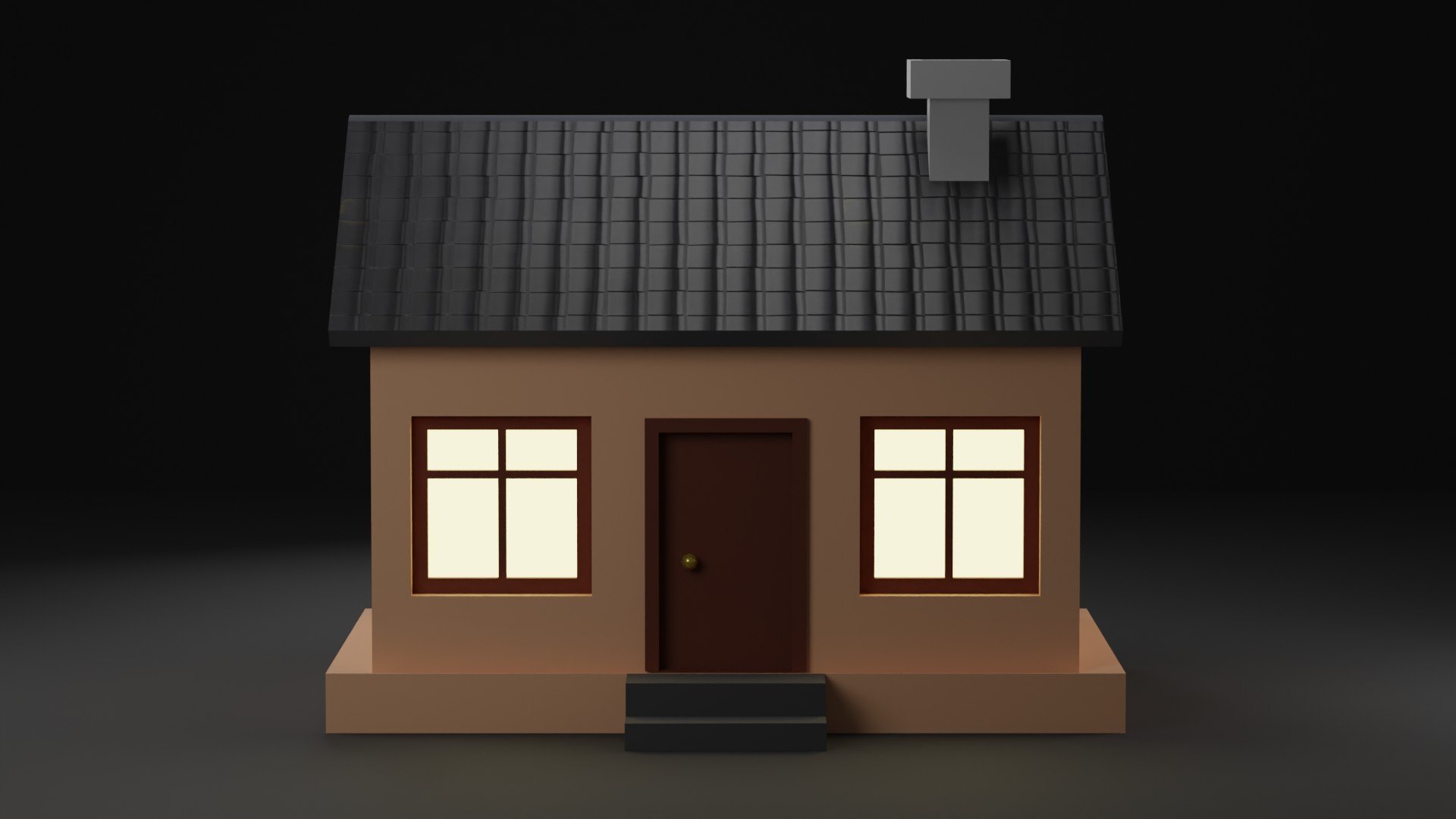 3D Simple House Low-poly Model - TurboSquid 2379821