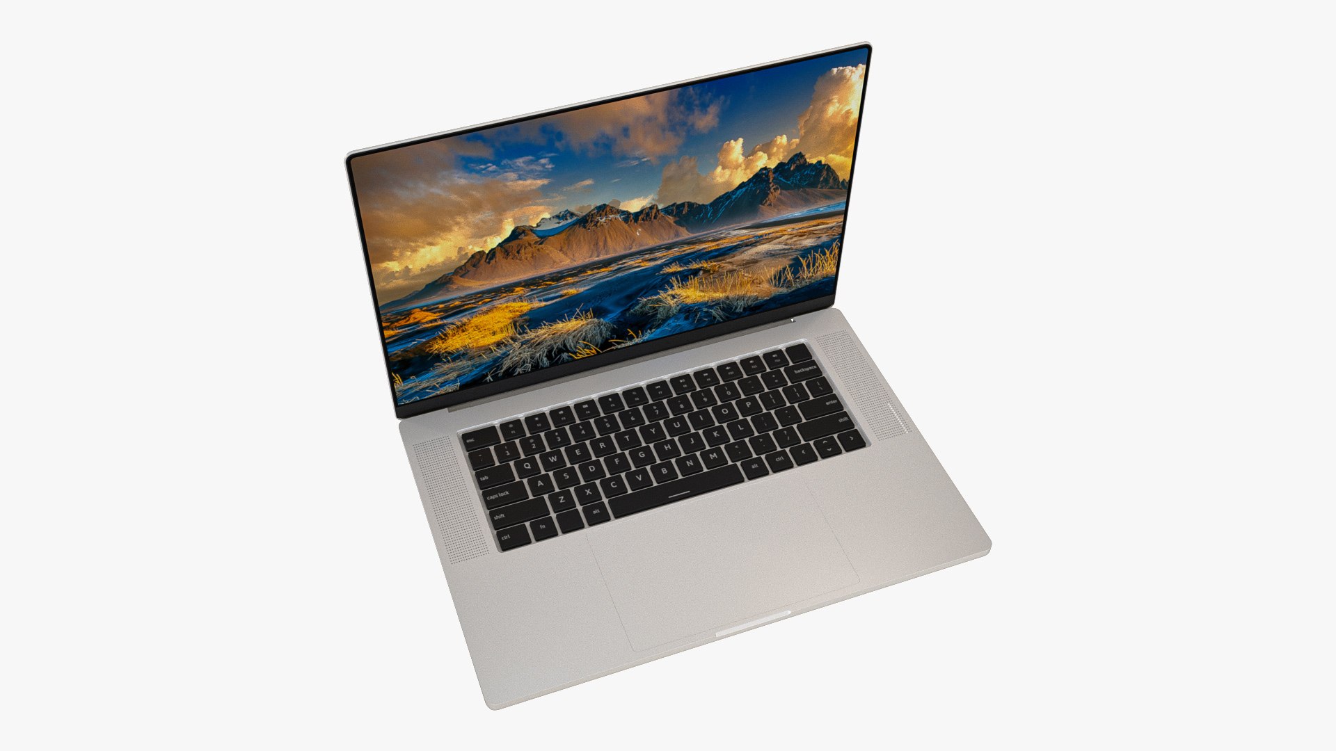 3D Model Laptop White - TurboSquid 2099567