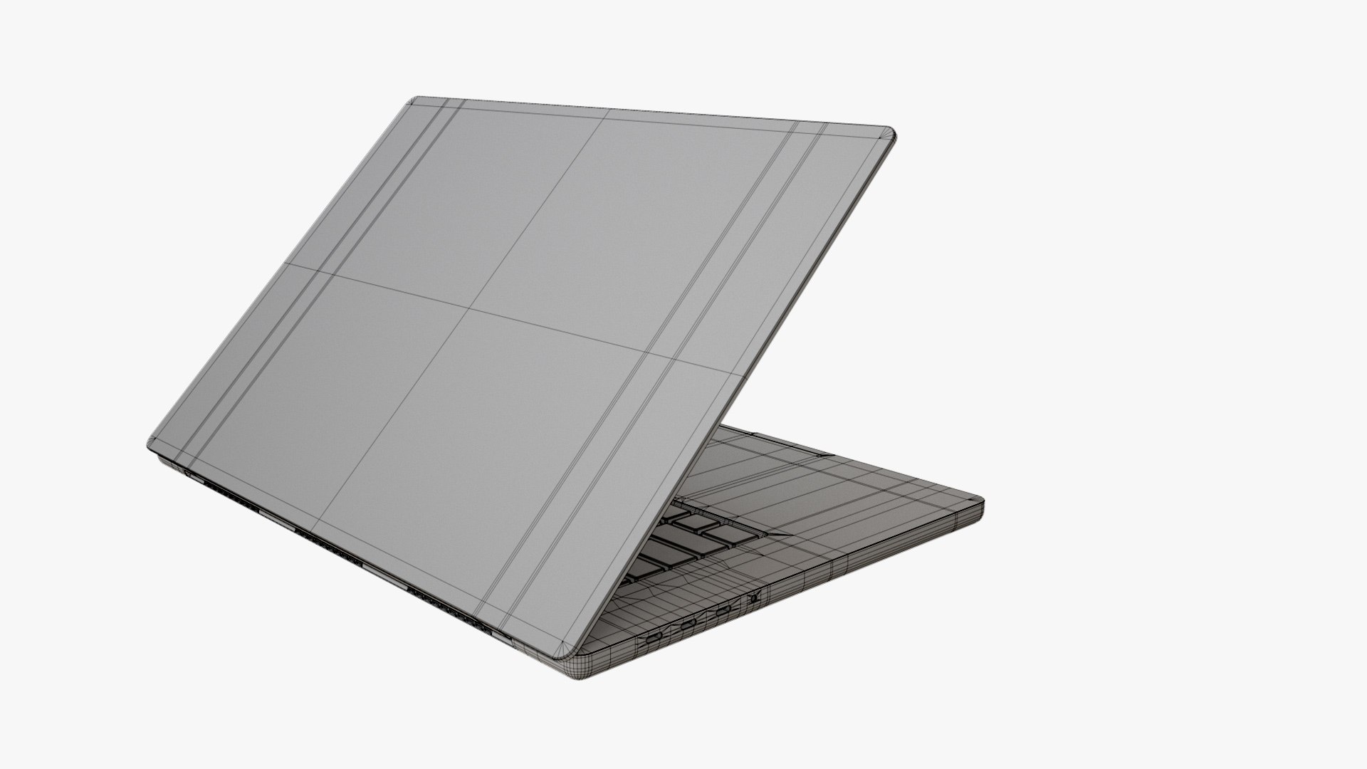 3D Model Laptop White - TurboSquid 2099567