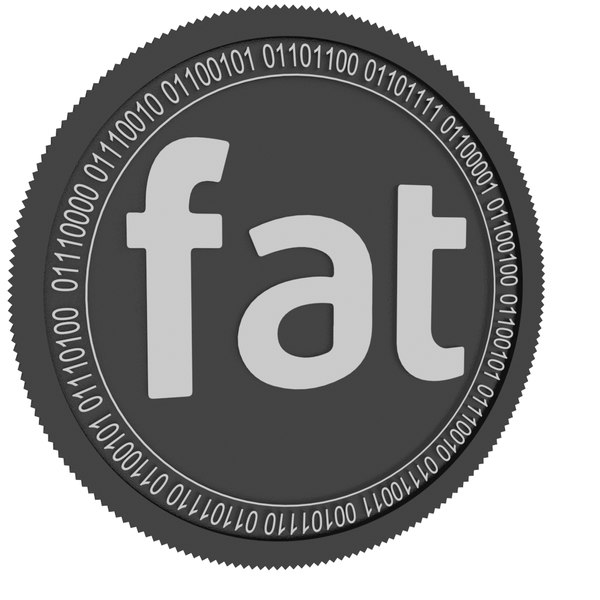 Fatcoin black coin 3D model - TurboSquid 1497081