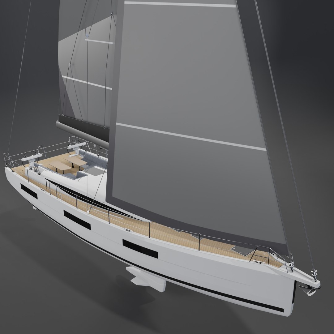 3D Jeanneau Yachts 60 3D Yacht Model - TurboSquid 2180210