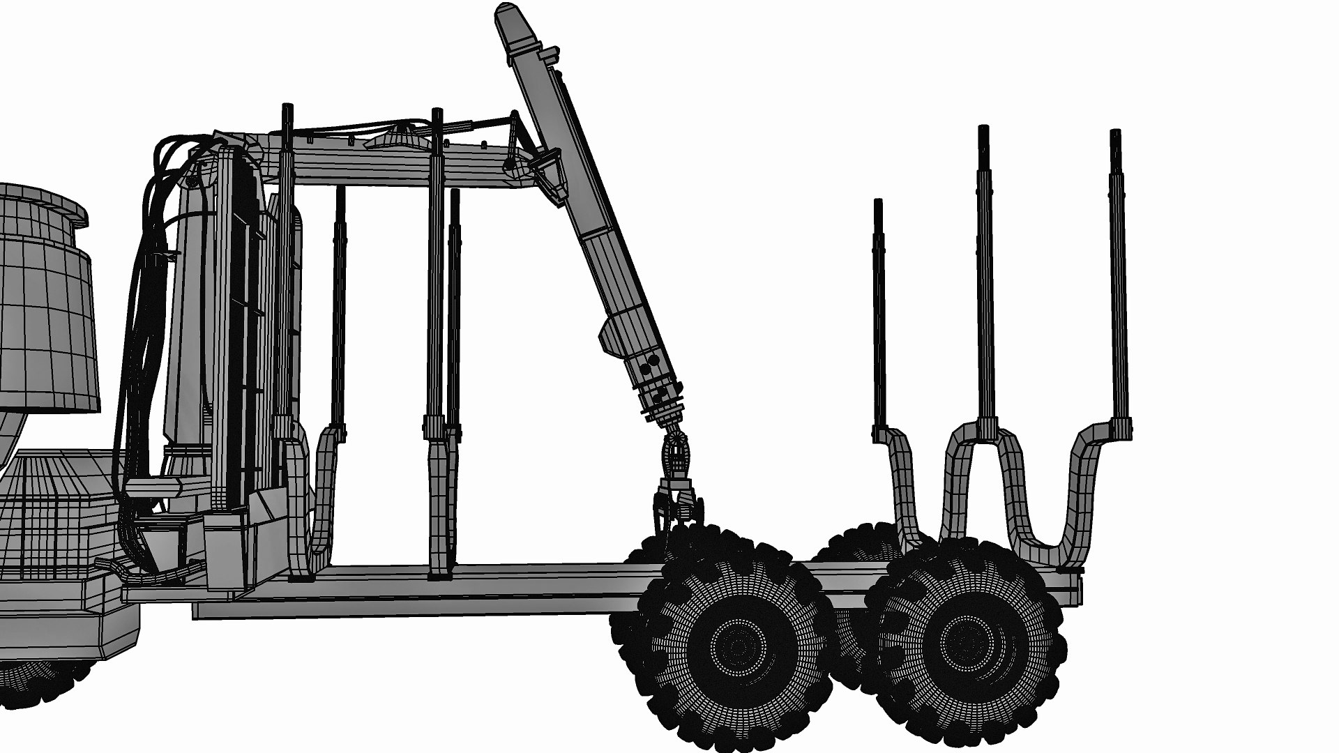 Forestry Forwarder 3D Model - TurboSquid 1387871
