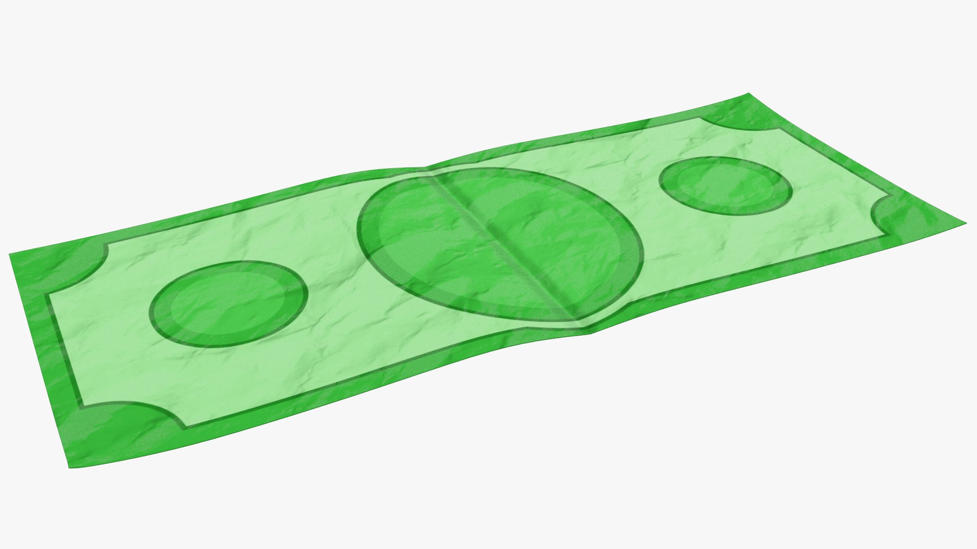 3D Cartoon Money Bills Collection V2 - TurboSquid 2006930
