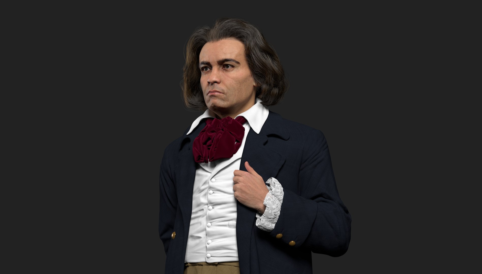 Beethoven Model - TurboSquid 1720845