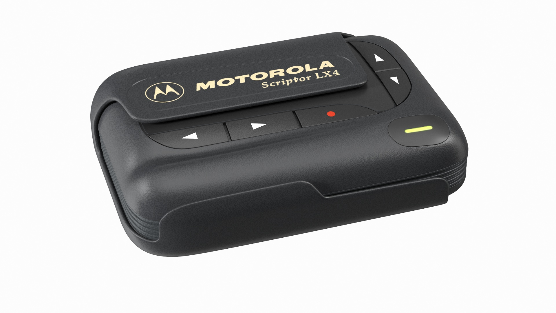 Motorola Scriptor LX4 Pager In Case Model - TurboSquid 1948570