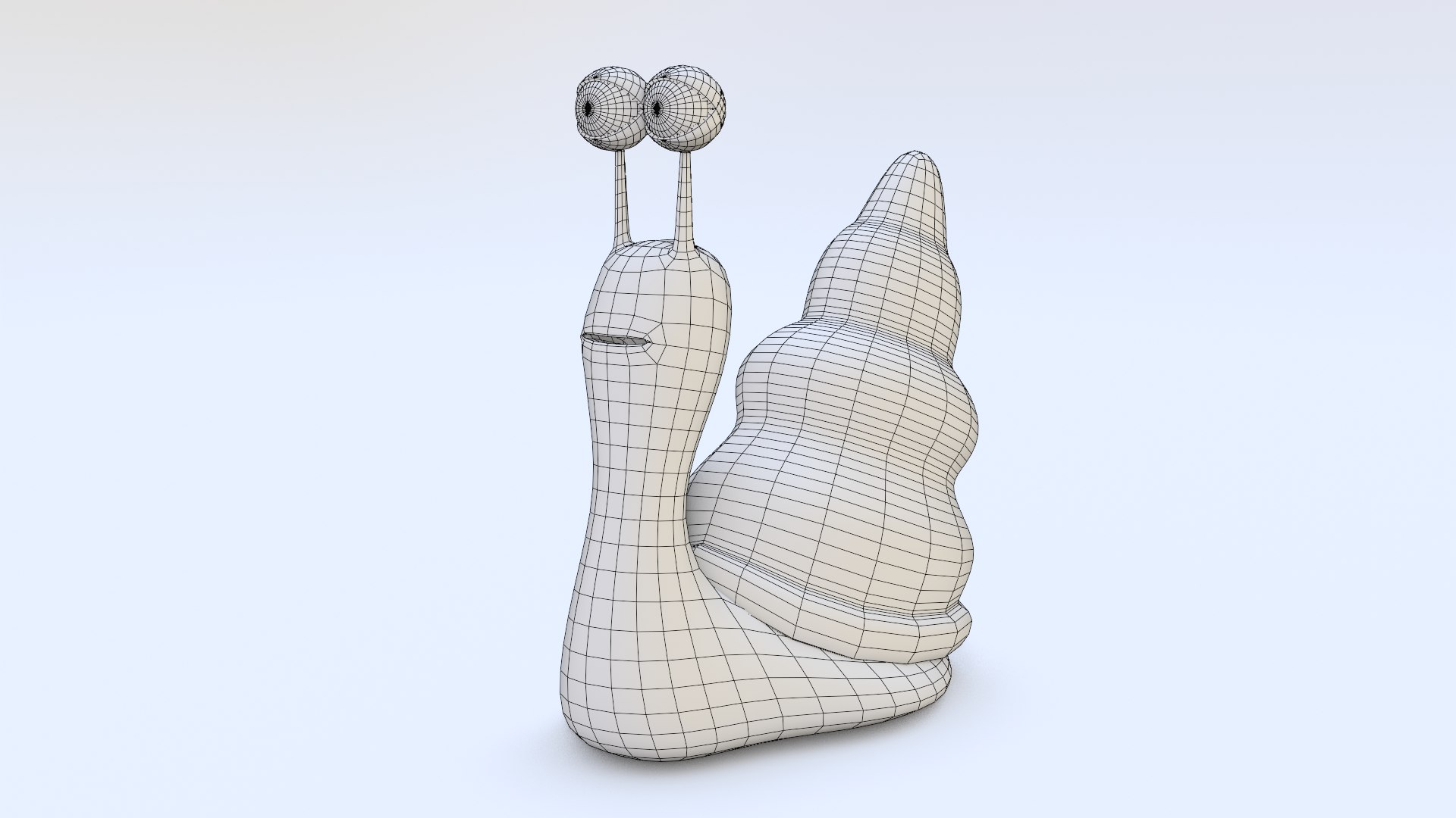 3D Cartoon Snail Model - TurboSquid 2014361