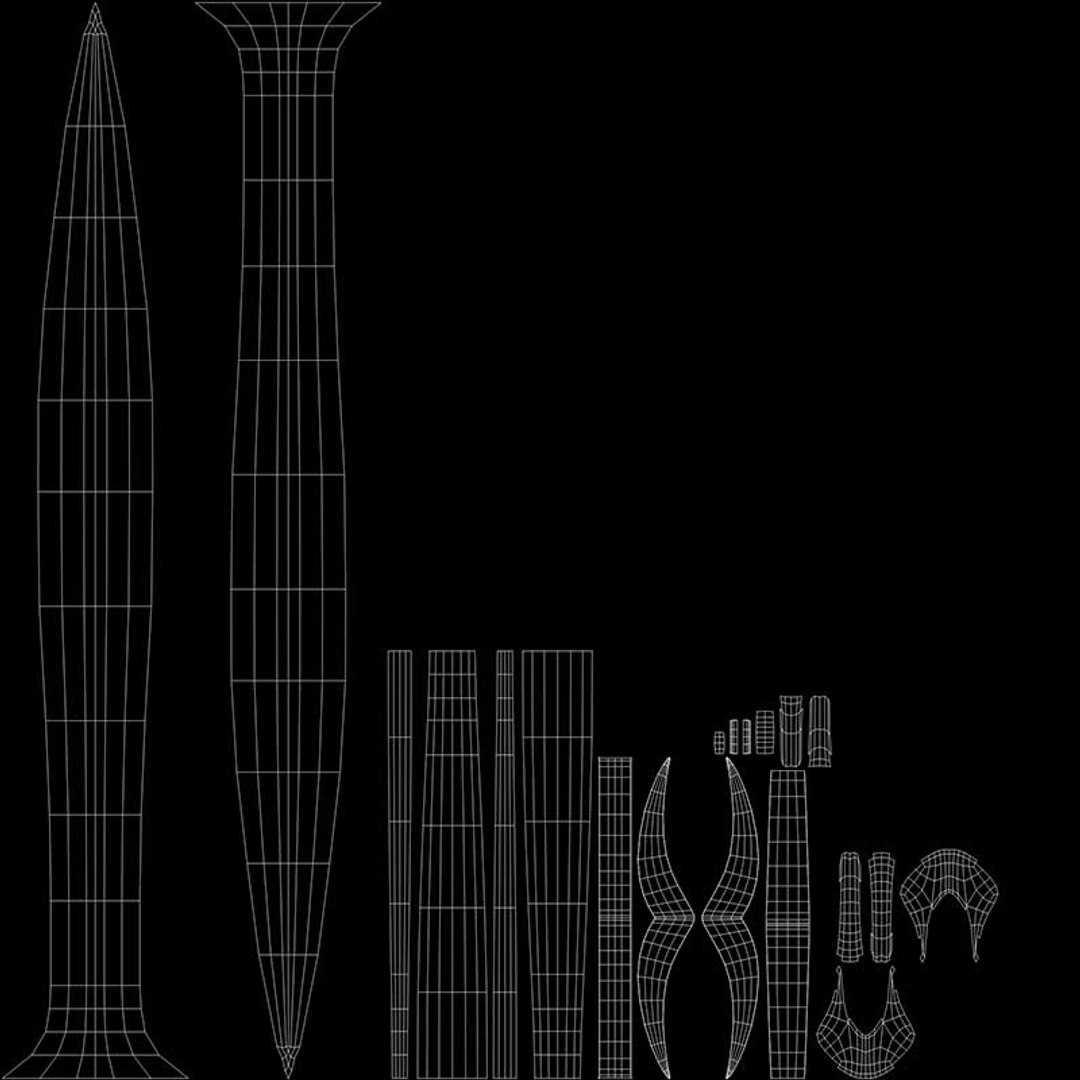 3D Cartoon Sword 3D Model - TurboSquid 2292170