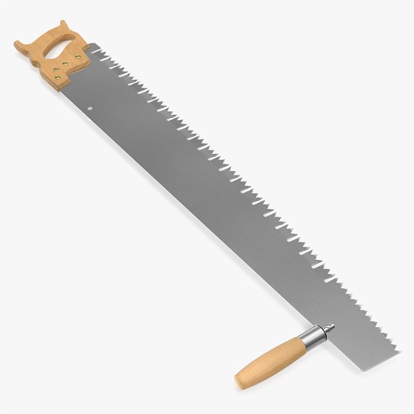 Vintage man crosscut saw 3D - TurboSquid 1603444