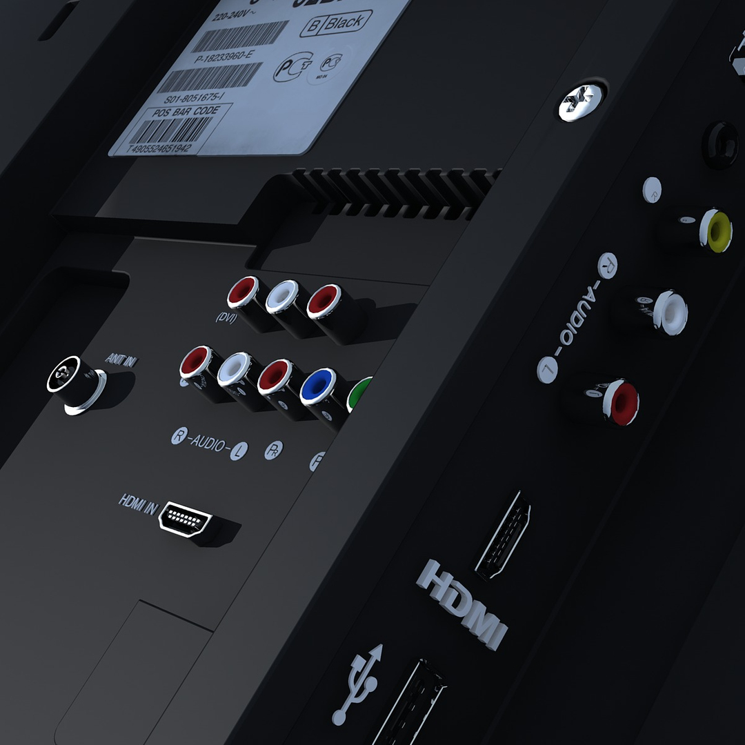 tv sony bravia 3d model